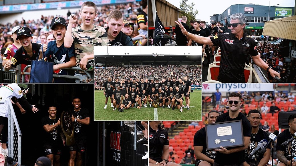 Panthers celebrate premiership - Penrith Panthers NRL - Panther Pride